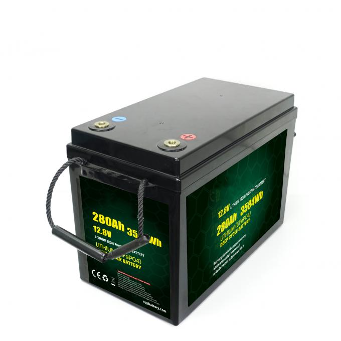 OEM 12v 280Ah Lifepo4 Storage Battery For Caravans Camper Trailers