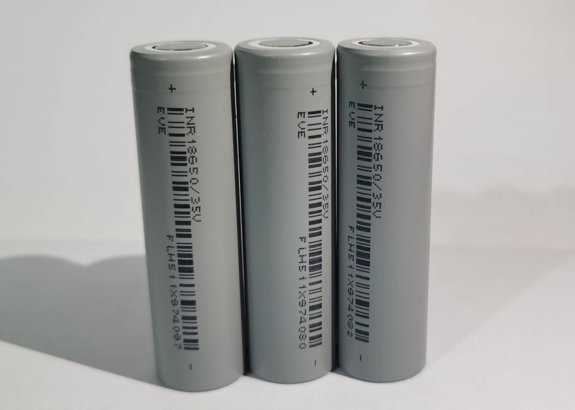 EVE 18650 Lithium Ion 3.7 V Battery 3500mah 3C Discharge Rate 5C Peak ...